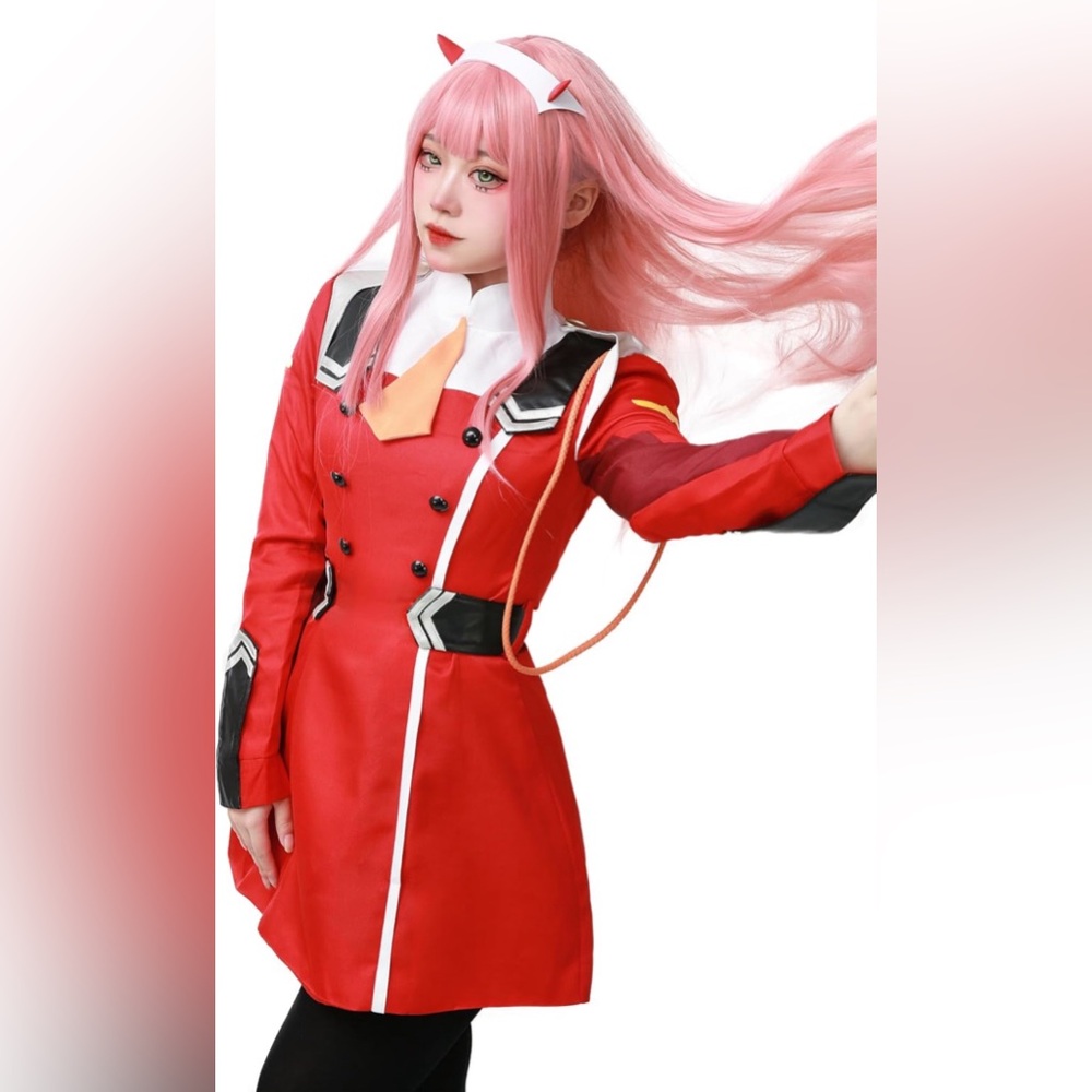 Zero Two Uniform Cosplay Costume - Gem